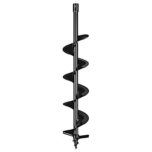 YesHom 6" Earth Auger Drill Bit for Planting Flower Fence Post Hole Digger Gardening DIY Projects