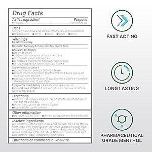 Biofreeze Professional Gel Pain Relief, Knee & Lower Back Pain Relief, Arthritis Pain Reliever, Sore Muscle Relief, Neck Pain Relief, Cooling Joint Pain Relief, Menthol Gel 32 Fl Oz