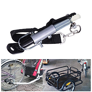 SEWACC Bike Trailer Hitch Universal Bicycle Trailer Coupler Attachment Quick Release Steel Linker Bicycle Trailer Hitch Adapter Bicycle Rear Trailer Replacement