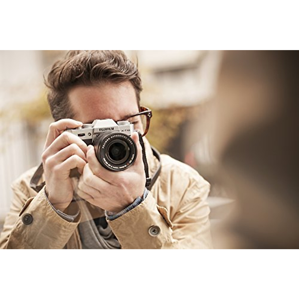 Fujifilm X-T10 Silver Mirrorless Digital Camera Kit with XC16-50mm F3.5-5.6 OIS II Lens