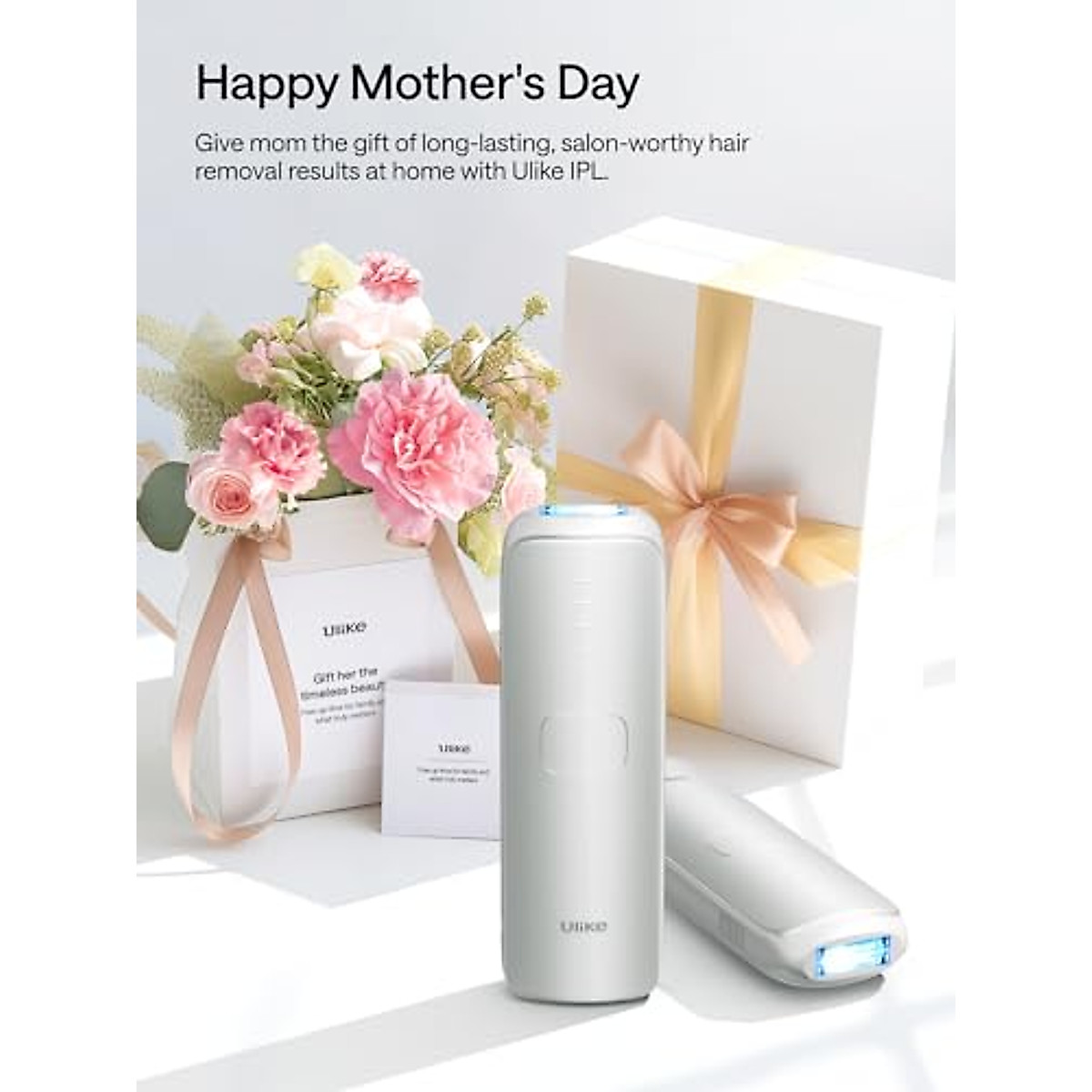 Ulike Laser Hair Removal for Women and Men, Air 3 Ice-Cooling IPL Hair Removal Device for Nearly Painless & Long-Lasting Results, 3 Modes & Auto Flashing for Fast Full Body Hair Removal from Home