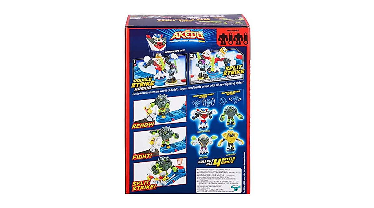 Akedo Battle Giants Pack - Ultimate Arcade Warrior Action Figures