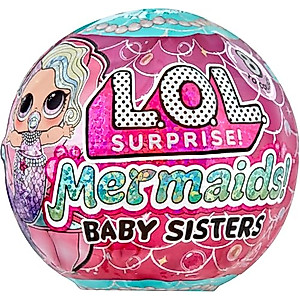 LOL Surprise Mermaids Baby Sisters with Color Change Tail, 8 Dolls to Collect, Fashion Accessories, Great Gift for Kids Ages 4+