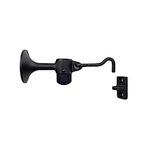 C.R. LAURENCE DL2521DU CRL Dark Bronze Floor Mounted Heavy-Duty Door Stop with Hook and Holder