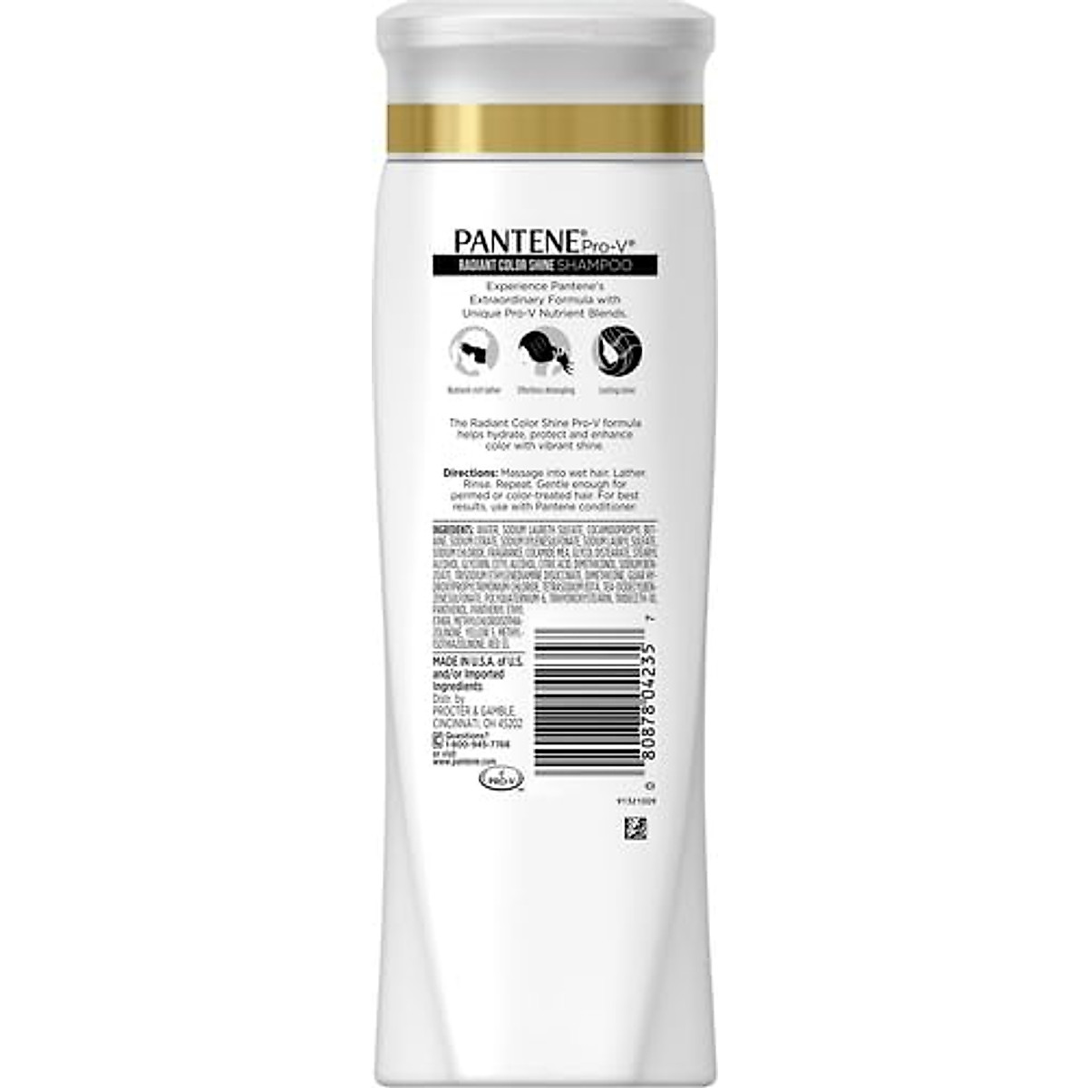 Pantene Radiant Color Shine Shampoo 12.6 Fl Oz