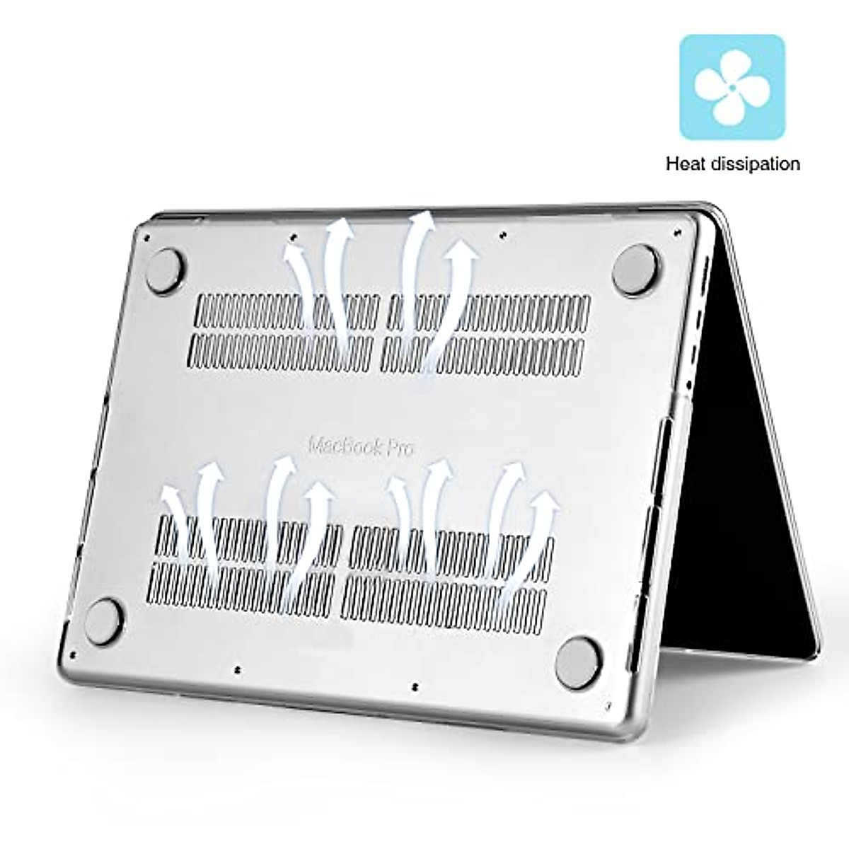 EooCoo Compatible for MacBook Pro 14 inch Case 2023 2022 2021 Release M2 A2779 A2442 M1 Pro M1 Max Chip, Hard Shell Cases with Keyboard Cover, Screen Protector - Crystal Clear