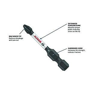BOSCH ITT1535B 10-Pack 3-1/2 In. Torx #15 Impact Tough Screwdriving Power Bits