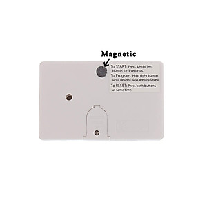 IncuTimer, Egg Incubator Hatch Timer, Countdown, 90 Day Maximum, Simple Setup