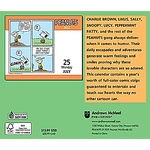 Peanuts 2022 Day-to-Day Calendar