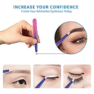 Precision Tweezers Set – Eyebrow Tweezers For Women Professional Stainless Steel Slant Pointed Tweezers For Ingrown Hair Removal, The Best Tweezer For Your Daily Beauty Routine – EMEOW