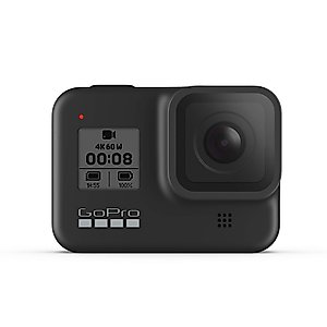 GoPro HERO8 Black - Waterproof Action Camera with Touch Screen 4K Ultra HD Video 12MP Photos 1080p Live Streaming Stabilization (Renewed)