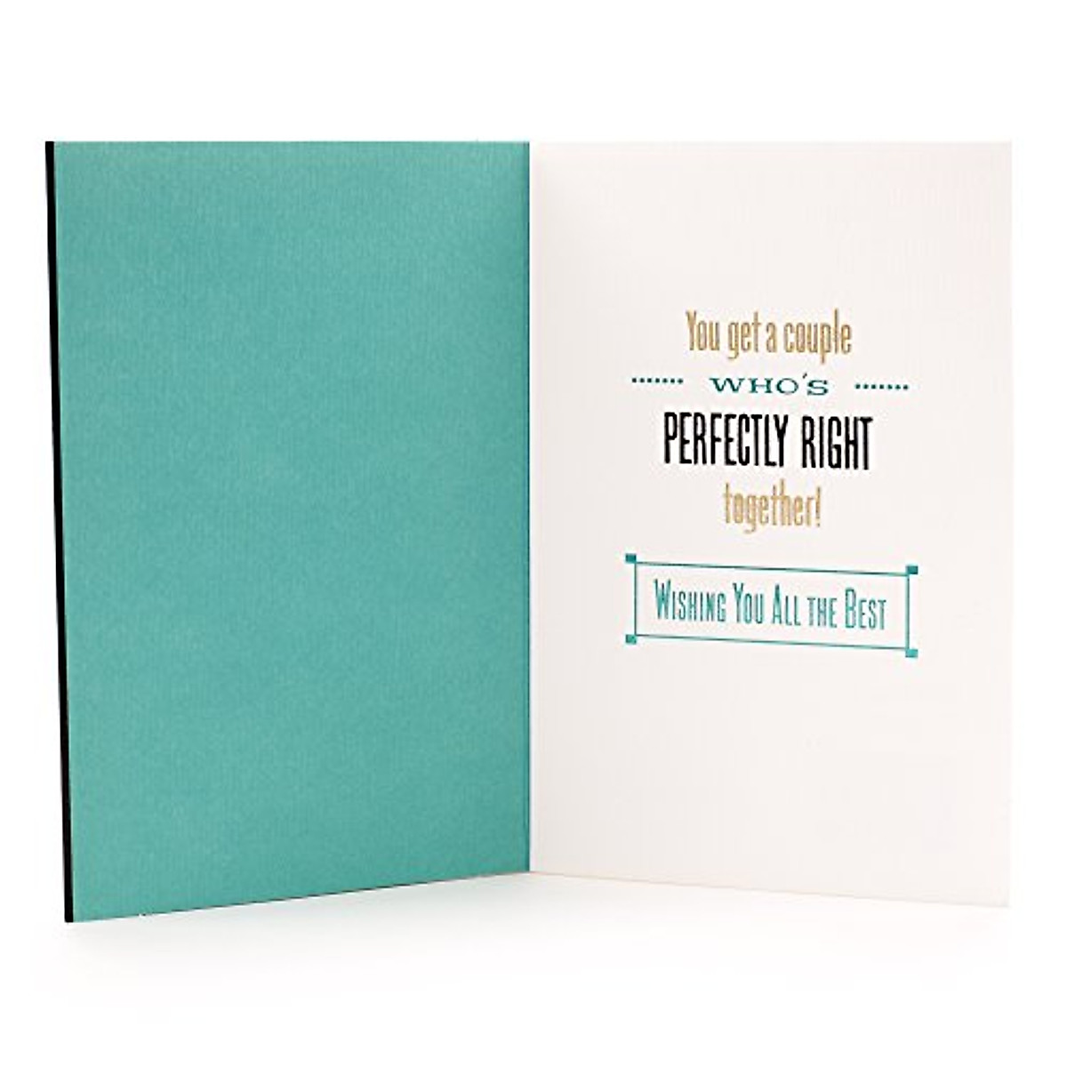 Hallmark Wedding Card for Two Grooms (Perfectly Right)