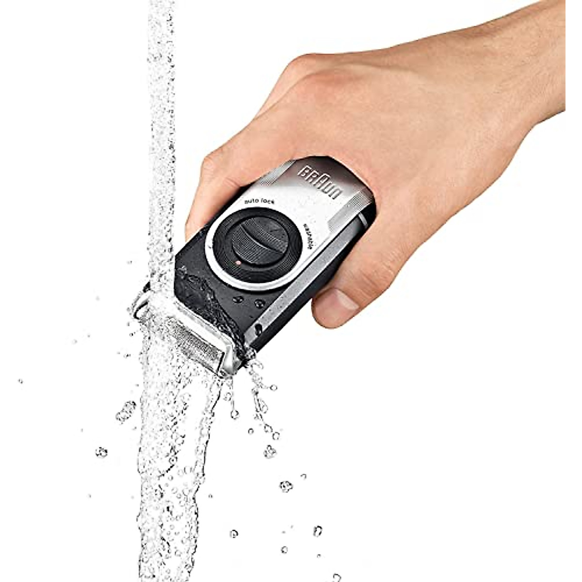 Braun Pocket M90 Rasierer Stainless Steel Battery Powered Shaver