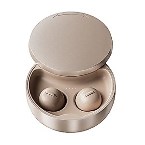 Loluka Small Invisible Earbuds Invisible Earbuds Mini Wireless Bluetooth Earpiece Phone Discreet Earbuds for Work Headphones Single Earbud Sport Earpiece with Mic