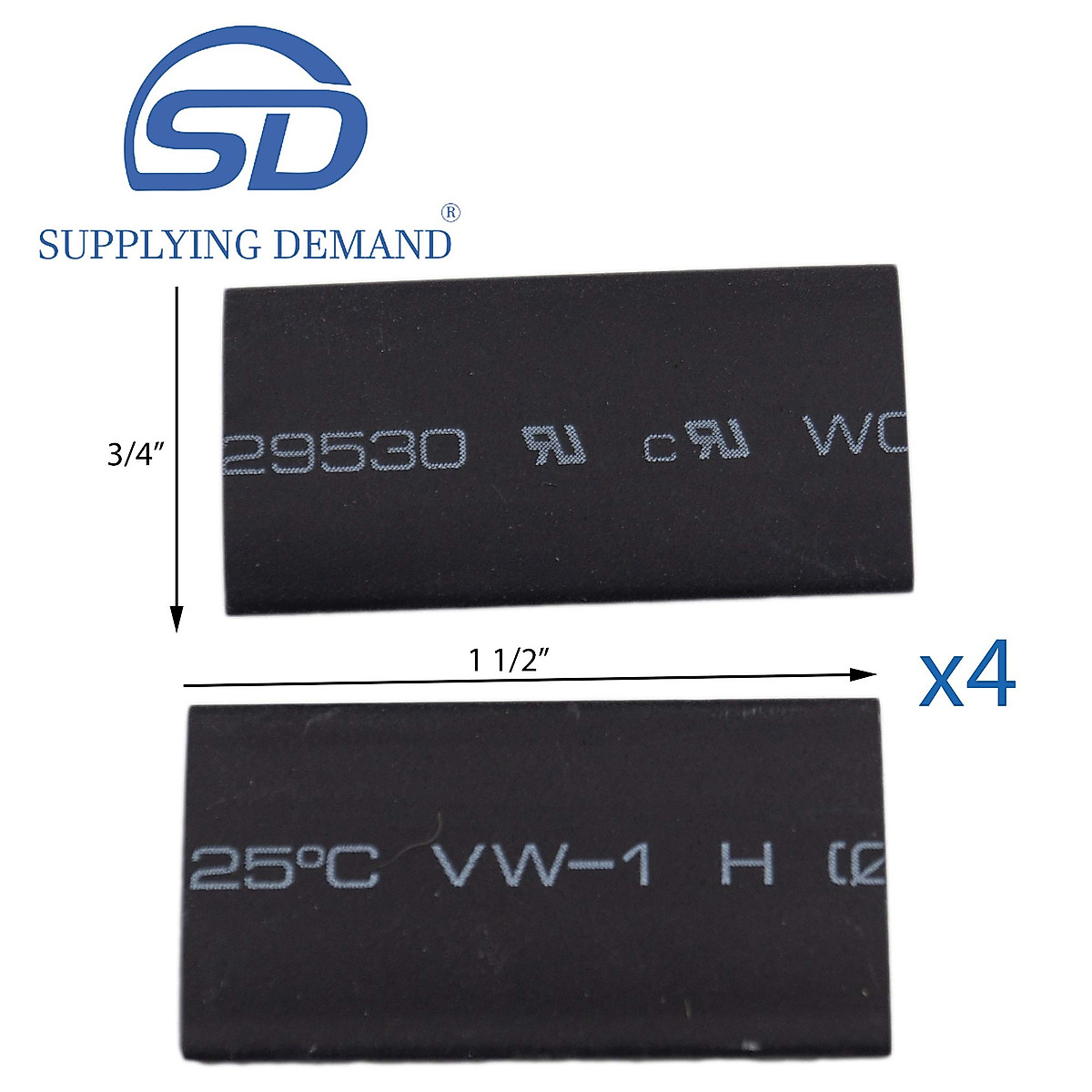 Supplying Demand 330031 5303935058 4 Pack Electric Range Top Burner Receptacle and Wire Replacement Kit