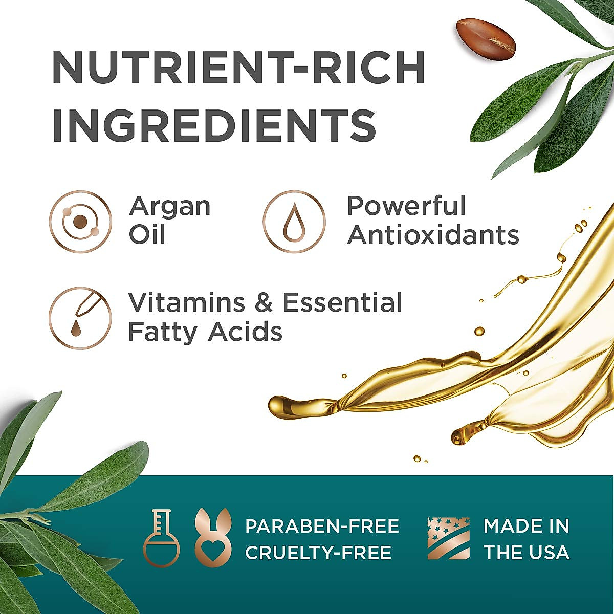 Argan Magic Color Care Shampoo – Gently Cleanses & Restores Color Treated Hair | Hydrates & Helps Color Last Longer | Infused with Keratin & Botanical Extracts | Made in USA | Paraben Free (32 oz)