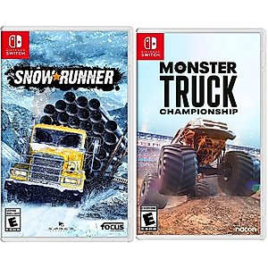 Snowrunner (NSW) - Nintendo Switch and Monster Truck Championship (NSW) - Nintendo Switch Bundle