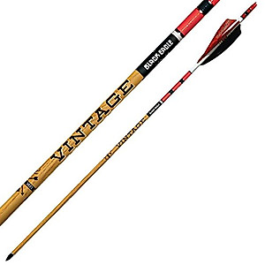 Black Eagle Vintage Crested Feathers Red/White/Black - .005" 6 Pack - 500