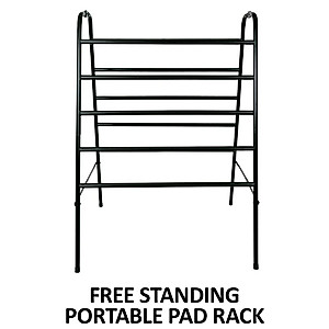 EASY-UP A Frame Pad Rack | Pad Drying | Portable and Free Standing | Folds for Easy Storage | Large Capacity