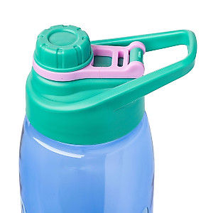 Silver Buffalo Disney Lilo and Stitch Ohana Cute Stitch Water Bottle with Screw-On Lid, 28 Ounces