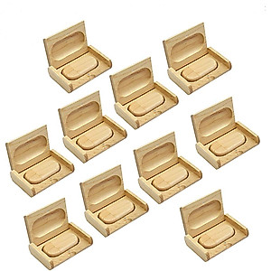 10PCS Maple Wood 2.0/3.0 USB Flash Drive with Wooden Box（Free Laser Engraving Logo）(2.0/8GB)