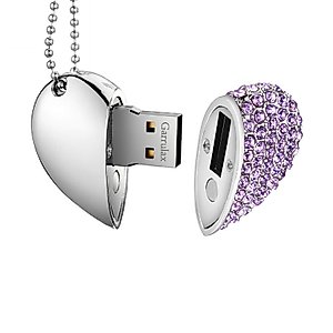 GARRULAX USB Flash Drive, 8GB / 16GB / 32GB / 64GB USB2.0 USB Memory Stick Date Storage Pendrive Thumb Drives(64GB,Purple)