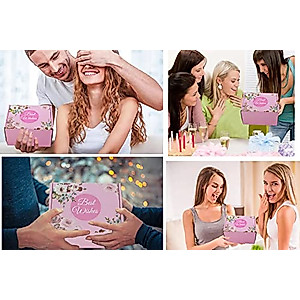 21st Birthday Gifts for Her, Unique 21 Years Old Crystal Gifts Basket Decorations for Women, Friends, Younger Sister, Daughters, BFF, Granddaughters, Bath Sets Spa Gift for 21st Girls