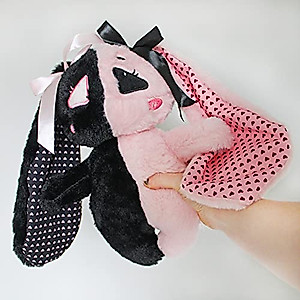 Attatoy E-Girl Bunny Plush, Anime Goth Stuffed Animal for Teens