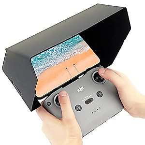 Judunmsk Sun Hood Sunshade for DJI Mini 3 Pro/Mini 2/Air 2/Air 2S,Compatible with 4.7-7.1 inch Phone,Compatible with Mavic Mini3 Pro/Mini 2/Air 2/Air 2S Drone Remote Control Accessories