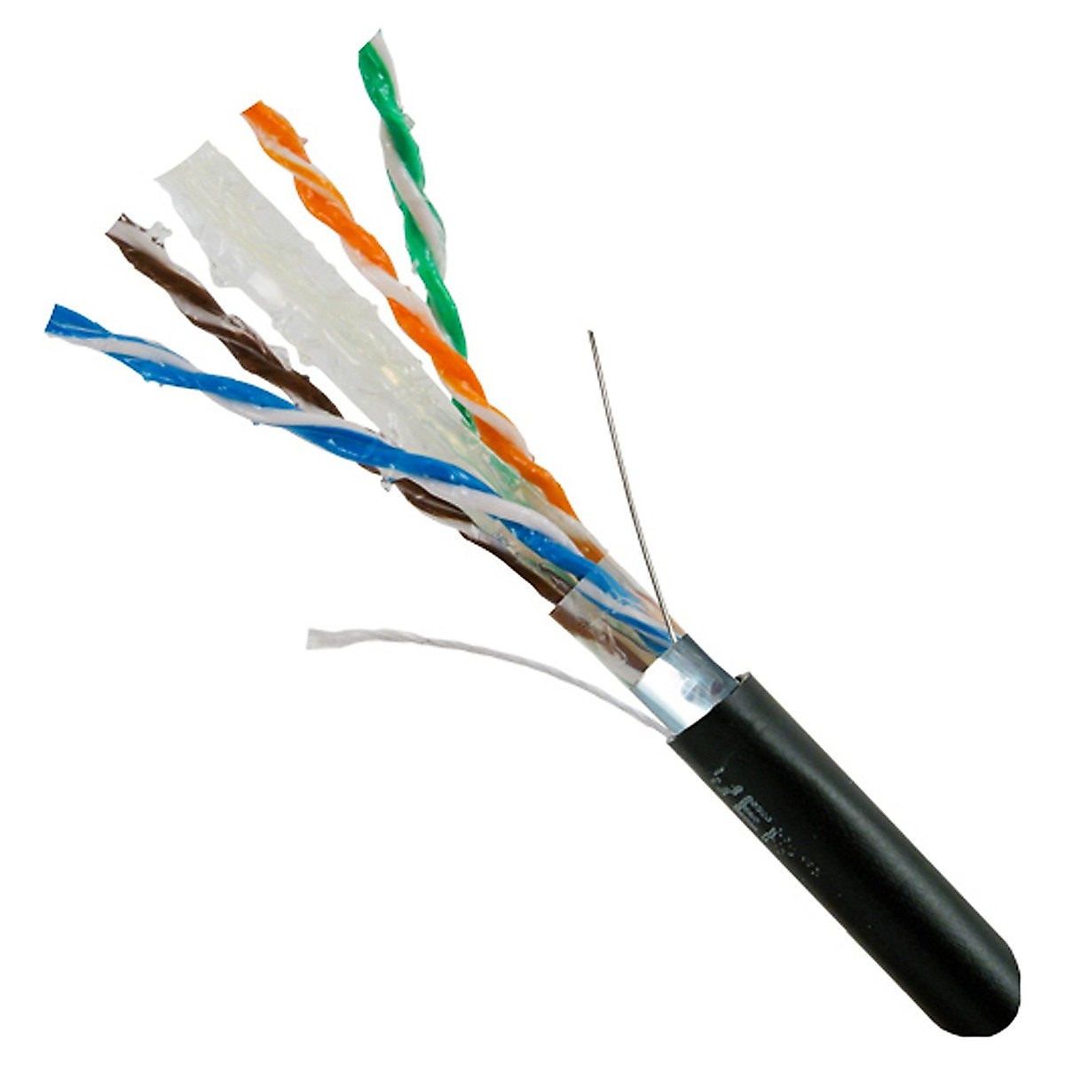 Vertical Cable Cat6 Shielded Direct Burial Outdoor Cable, Gel Filled - 1000ft
