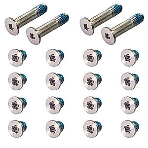 2 Sets Replacement Screws with Screwdriver for MacBook Air 13 inch A1369 A1466 2010 to 2017, Unibody Bottom Case Cover P5 Pentalobe Repair Replacement Tool Kit Notebook Laptop PC Computer Screw