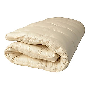 Bio Sleep Concept Organic Wool 3-Inch Eastern King Size Mattress Topper