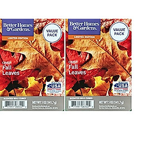 Better Homes and Gardens Crisp Fall Leaves Scented Wax Cubes 5oz - 2-Pack
