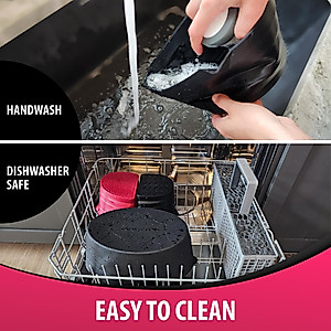 EmBear Products 3 pcs BUNDLE: Crock Pot Liners Silicone & silicone crockpot divider, Food Grade, BPA- Free, Easy to clean, Crockpot liner Reusable, leakproof & dishwasher safe crockpot liners 7qt-8qt.