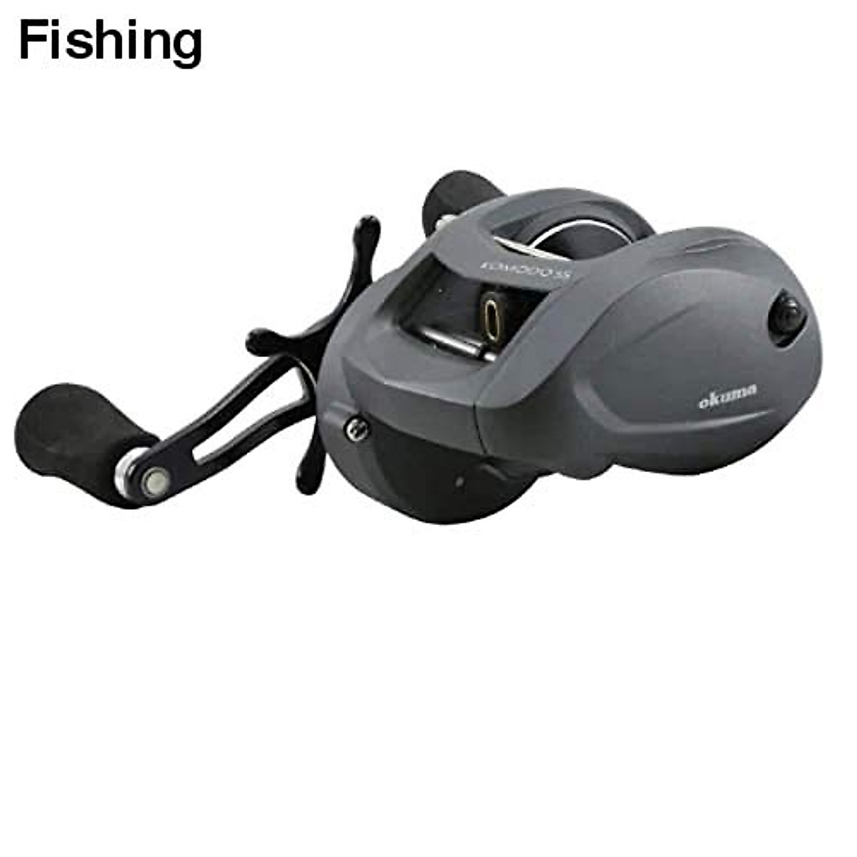 Okuma Komodo SS Large Capacity Low Profile Baitcaster, KDS-364, 150 yds-20LB, Paddle Handle