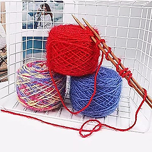 Fuzzy Knitting Yarn Medium Thick Skeins Acrylic Yarn for Knitting and Crocheting Super Soft Lightweight Crochet Yarn Breathable Knitting Fabric for Beginners DIY Craft Projects, 150g/Ball
