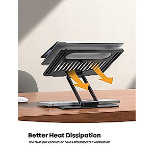 Lamicall Adjustable Laptop Stand: Ergonomic Desk Riser