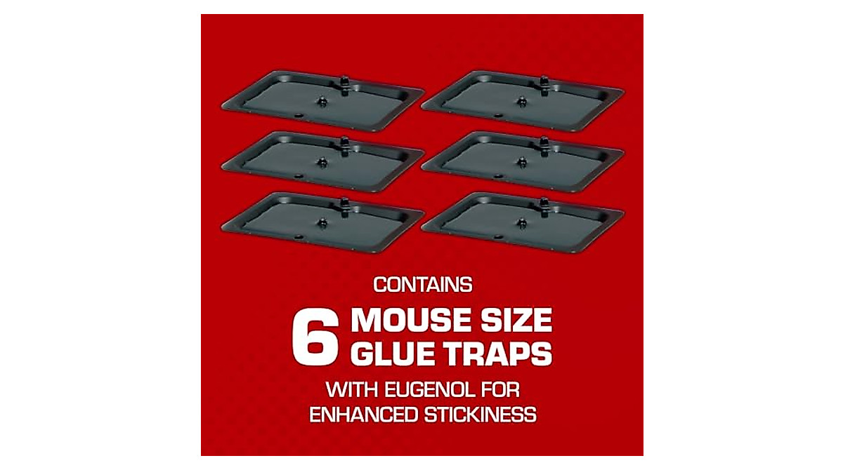 Tomcat Mouse Trap with Immediate Grip Glue - Effective Pest Control