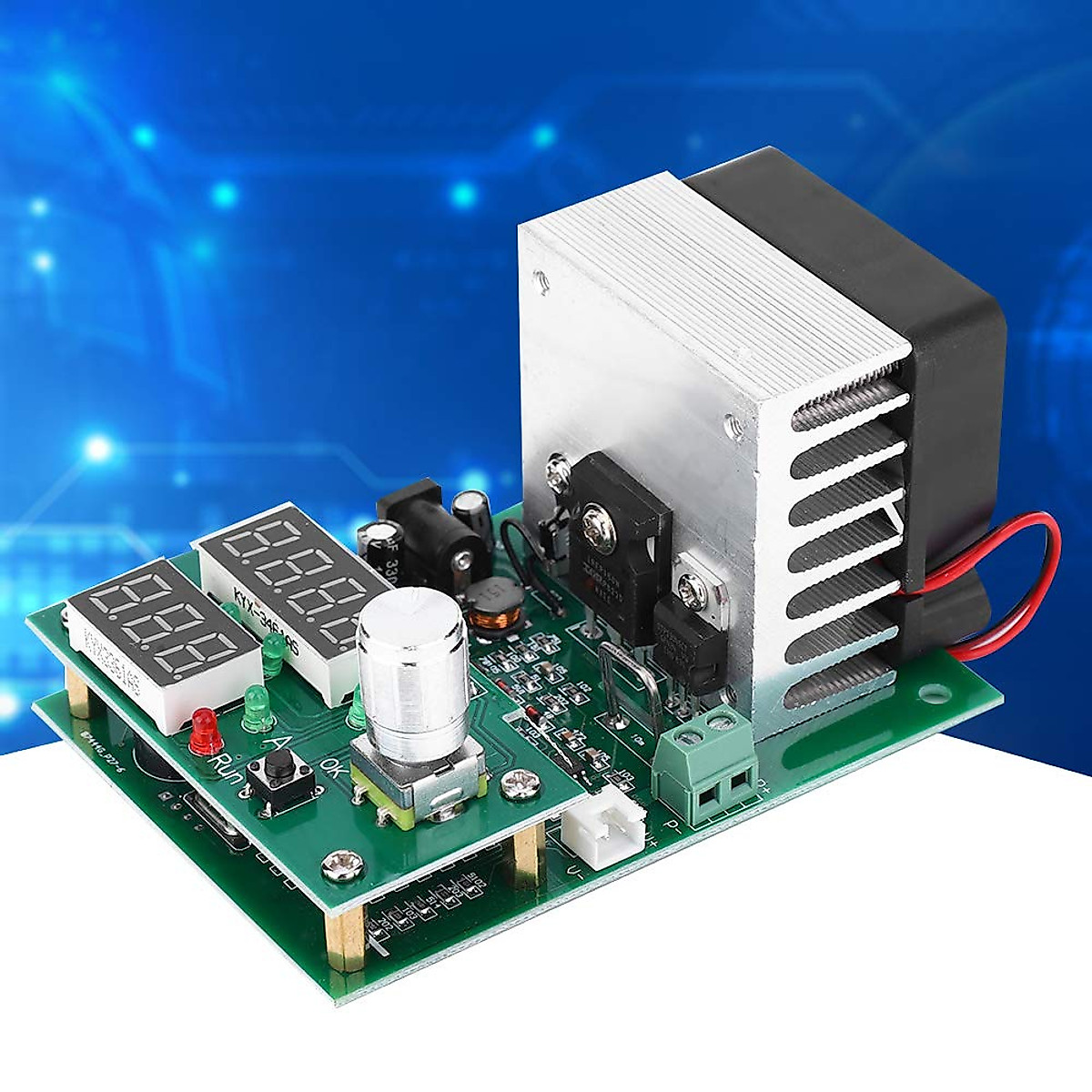 60W 9.99A 30V Electronic Load Aging Test Module,Single Mode Constant Current Battery Capacity Tester, Intelligent Fan Control,Overheat