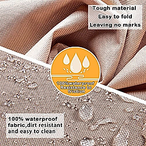 Himal Outdoors Patio Chaise Lounge Cover, Heavy Duty Waterproof 600D Polyster with Thick PVC Coating, Outdoor Chaise Lounge Cover, 78L x 34W x 32H inch