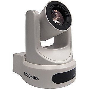 PTZOptics 30X-SDI Gen 2 Live Streaming Broadcast Camera (White) (PT30X-SDI-WH-G2) + PT-Joy-G4 4D IP Controller (GEN4) - Camera and Joystick Controller Bundle