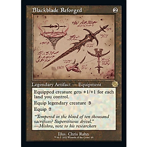 Magic: the Gathering - Blackblade Reforged (069) - Schematic - The Brothers' War Retro Artifacts