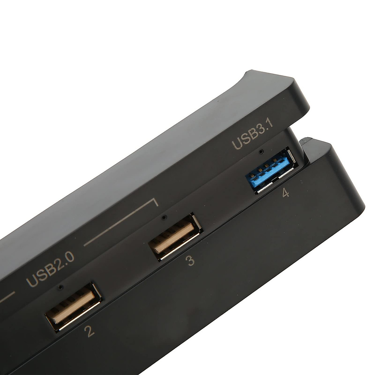 for PS4 Slim Gaming Console Hub, USB2.0 x 3+USB3.0Expansion Adapter, High Speed USB Hub Adapter, Plug and Play, USB Charger Controller Splitter, Compatible USB 3.1/2.0