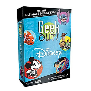 Geek Out! Disney Party Game | Enchanting Version of Popular Geek Out Board Game | A Trivia Bluffing Game Featuring Favorite Disney Characters | Perfect for Family Game Night | Fun Family Board Game