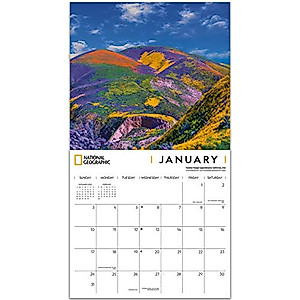 National Geographic Most Colorful Places 2021 Wall Calendar