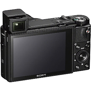 Sony Cyber-Shot DSC-RX100 VA Digital Camera (DSC-RX100M5A/B) + Case + 2 x 64GB Card + 3 x NP-BX1 Battery + Card Reader + Corel Photo Software + HDMI Cable + Charger + Flex Tripod + More (Renewed)