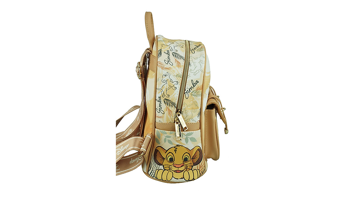 Official Disney Lion King Simba Nala Vegan Mini Backpack