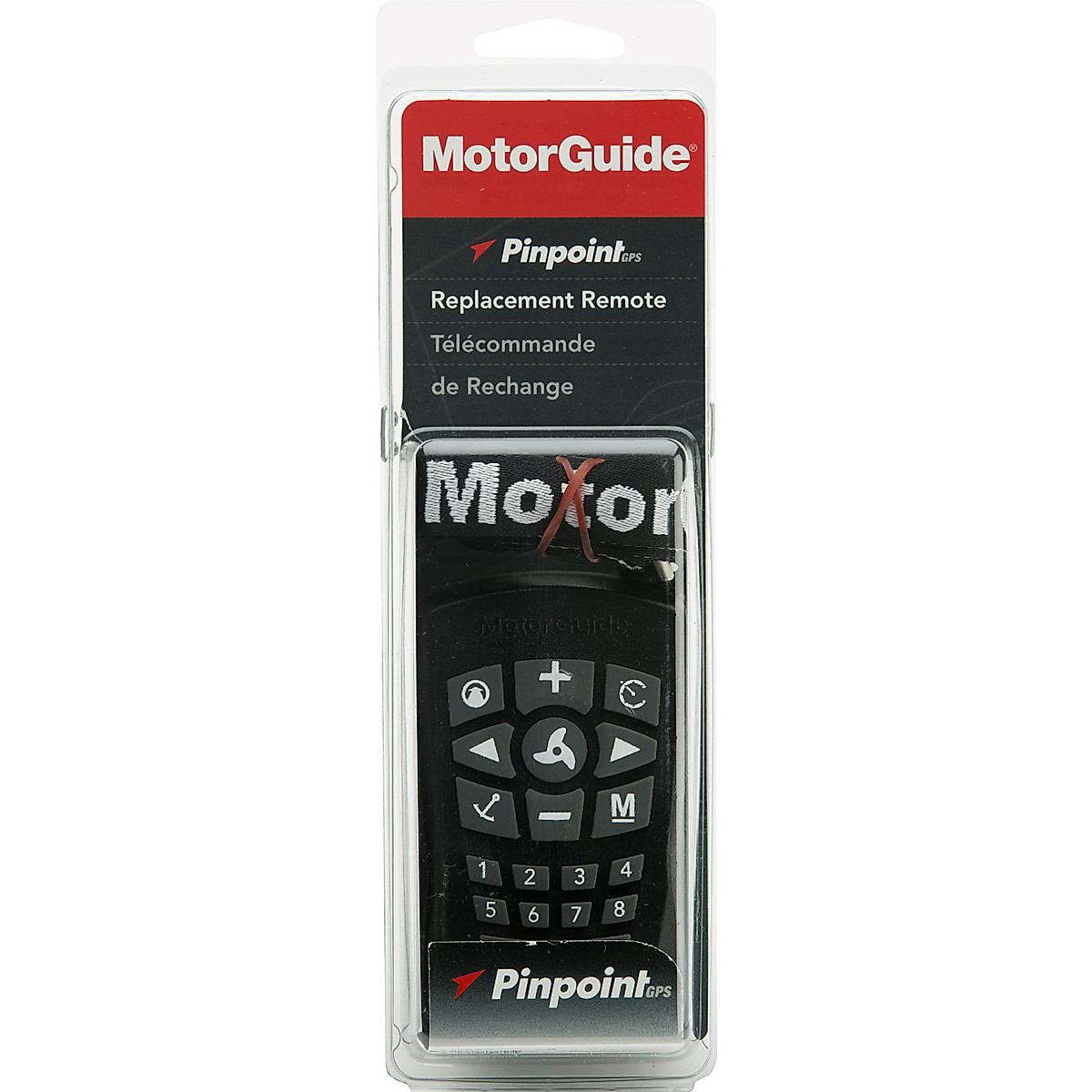 MotorGuide 8M0092071 Xi Series Pinpoint GPS Navigation Remote Replacement — For Xi3 and Xi5 Trolling Motors Includes Lanyard