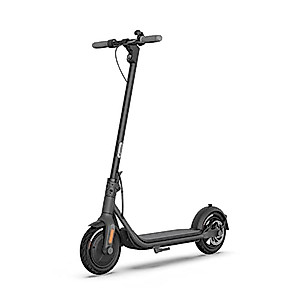 Segway Ninebot F25 Electric Kick Scooter, 300W Powerful Motor, 10-inch Pneumatic Tire, Foldable Commuter Electric Scooter for Adults, Dark Grey