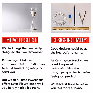 Small Watering Can for Indoor Plants - Comfort Grip, Long Reach Gooseneck Spout for Precision Pouring House Plants by Kensington London - Home and Garden, Powder-Coated Stainless Steel Metal - 38oz